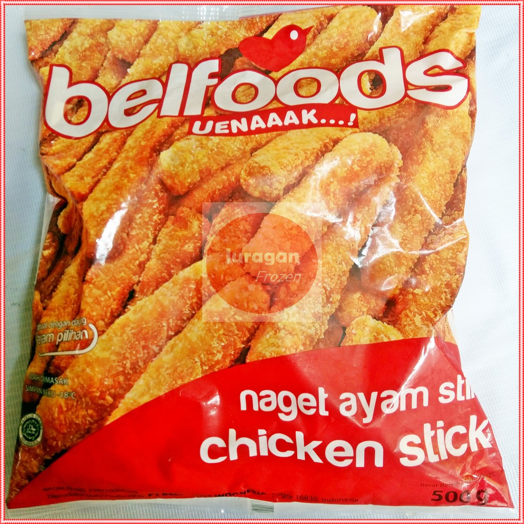 Jual BELFOODS NUGGET CHICKEN STICK FROZEN NAGET AYAM STIK | Shopee ...