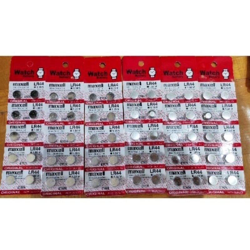 Jual BATTERY MAXELL KANCING/BATTERY AG13 SR LR 44 L1154F | Shopee Indonesia