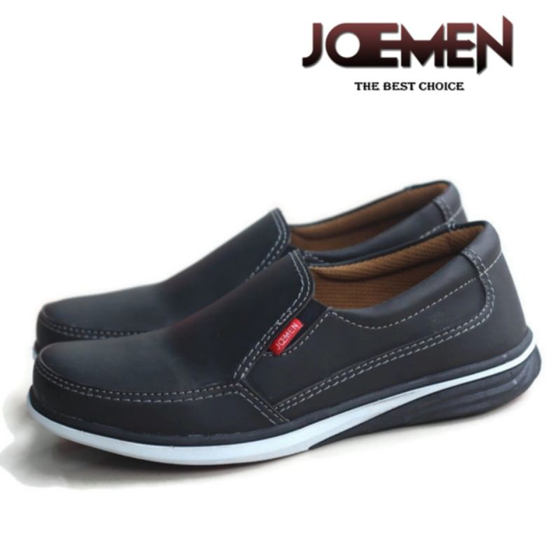 Jual sepatu kulit kerja santai original joemen j75 | Shopee Indonesia