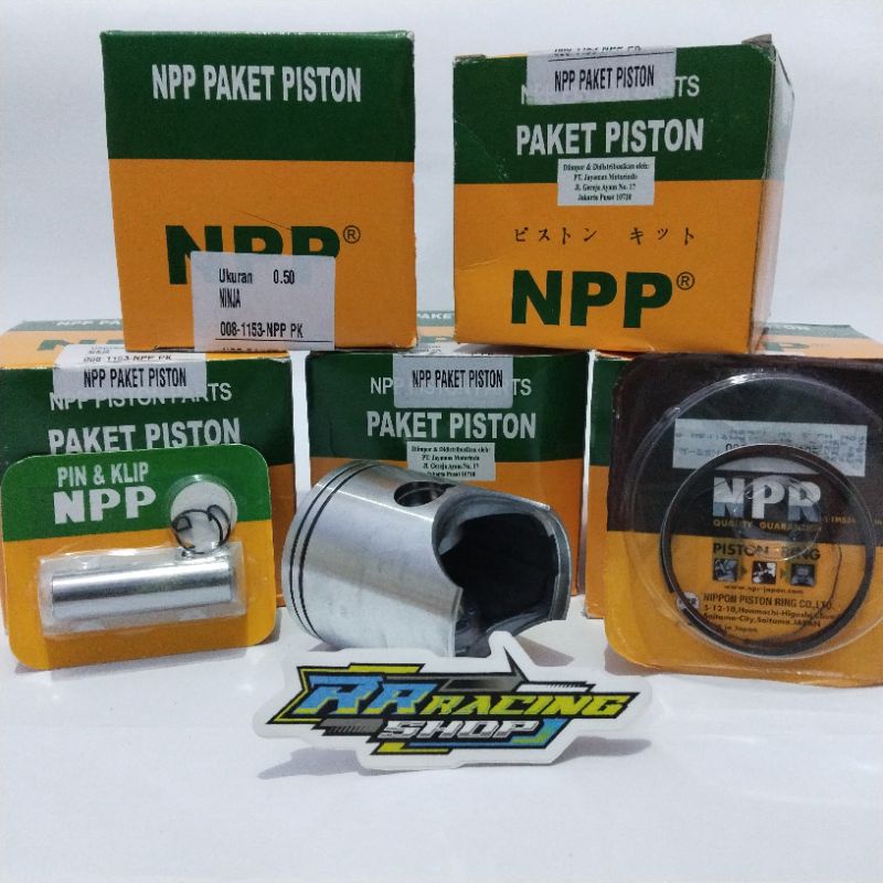 Jual PISTON NPP NINJA 2TAK S SS R RR STD 50 25 50 100 150 200 | Shopee ...