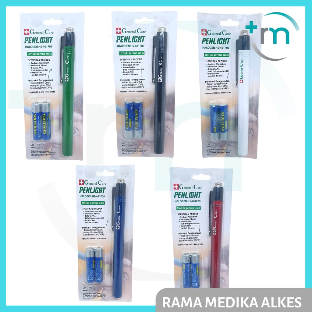 Jual PENLIGHT GENERAL CARE HALOGEN HS-401F09 | SENTER LAMPU WARM WHITE ...