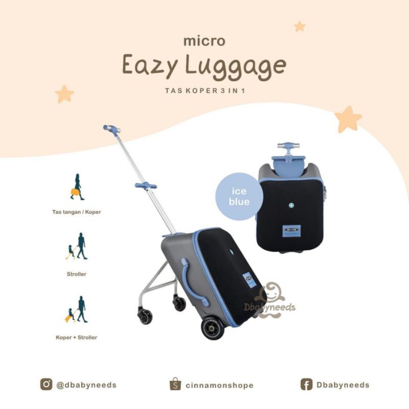 Jual Micro Eazy Luggage Koper 3in1 | Shopee Indonesia