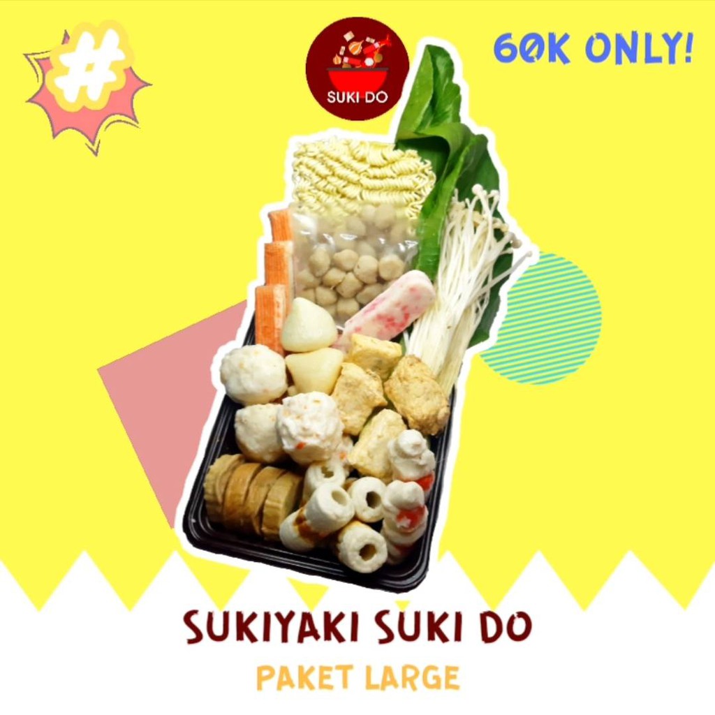 Jual Suki Instan Large SukiDo (Paket 5-6 Orang) | Shopee Indonesia