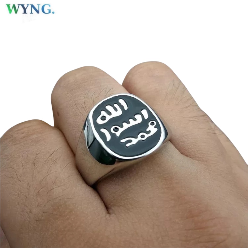 Jual Muslim Ring Islamic Polos - Replika Cincin Nabi Silver Khotamun ...