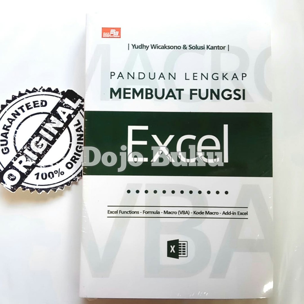 Jual Panduan Lengkap Membuat Fungsi Excel (Yudhy Wicaksono & Solusi Kantor) | Shopee Indonesia
