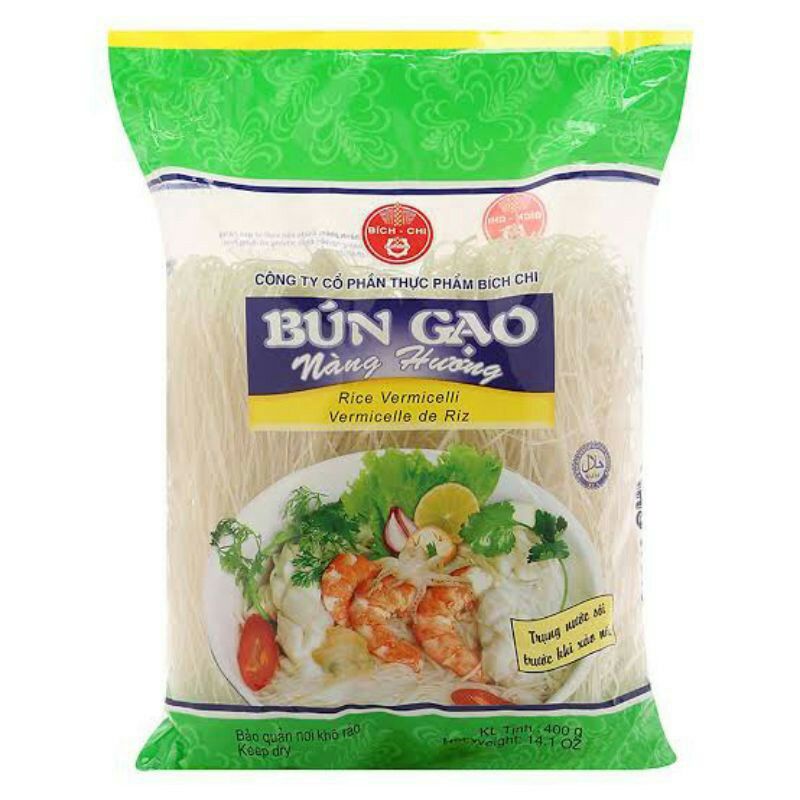 Jual BICH CHI BUN GAO Vietnam Rice Vermicelli 400 gr 0.08 mm | Shopee ...