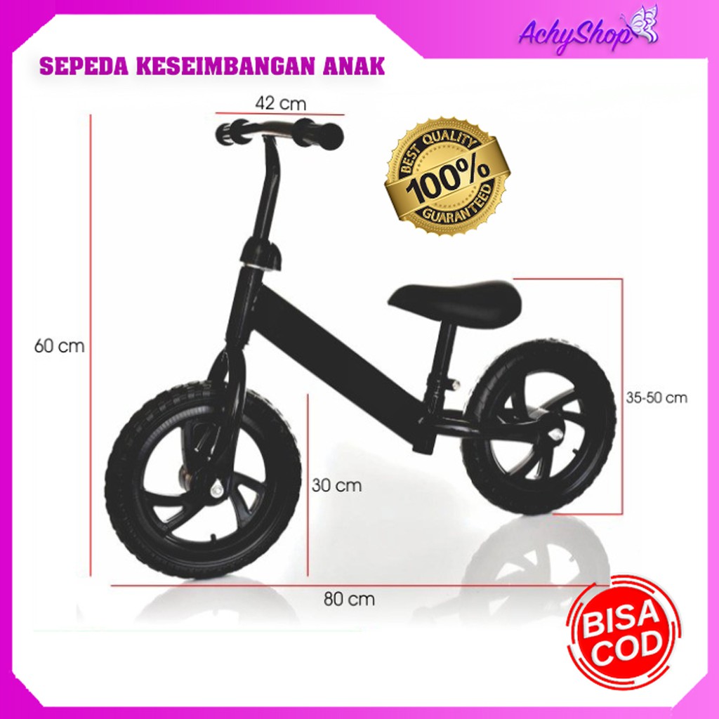Jual Sepeda Anak Pushbike / Sepeda Keseimbangan Anak Tanpa Pedal ...