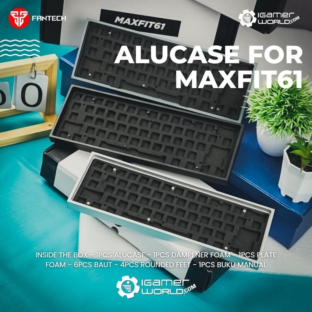Jual Fantech ALUCASE for Maxfit61 60% Mechanical Gaming Keyboard ...