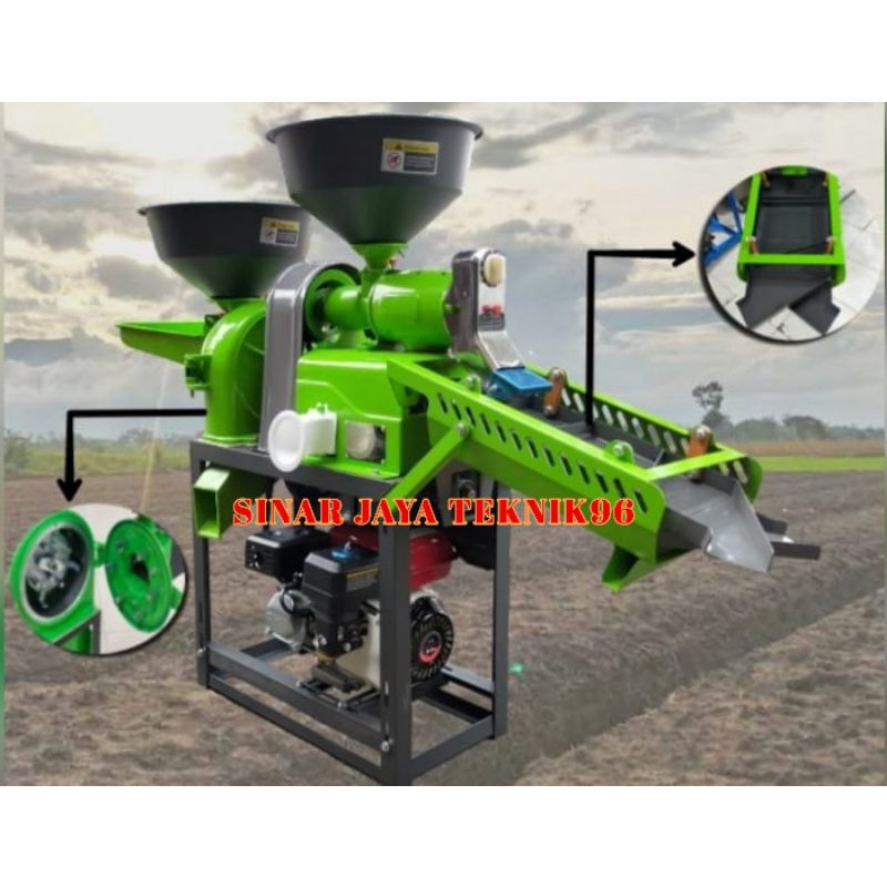 Jual Mesin Giling Padi Dan Penepung Mahkota KD-580WG Komplit Penggerak | Shopee Indonesia