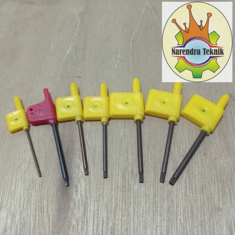 Jual Obeng kunci torx obeng baut insert bubut milling obeng bendera ...