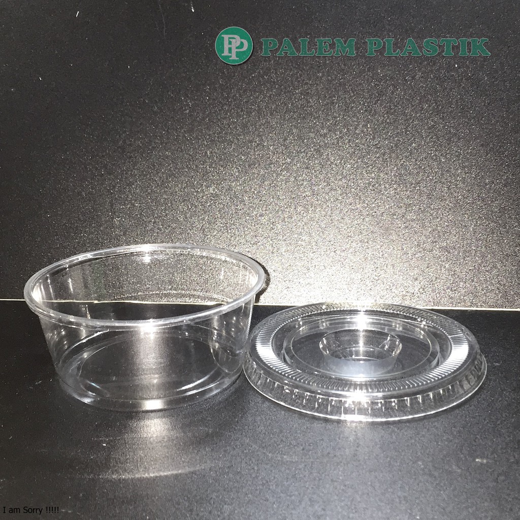 Jual Gelas Mangkok Puyo / Pudding / Jelly 150ml + Tutup (isi 50 Pcs ...