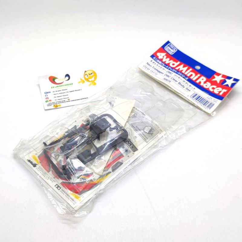 Jual Tamiya Mini 4WD Neo Tridagger ZMC Clear Body Set - item 15172 ...
