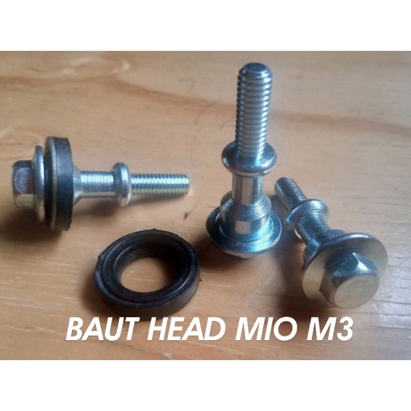 Jual baut head blok mesin Mio M3 + sil | Shopee Indonesia