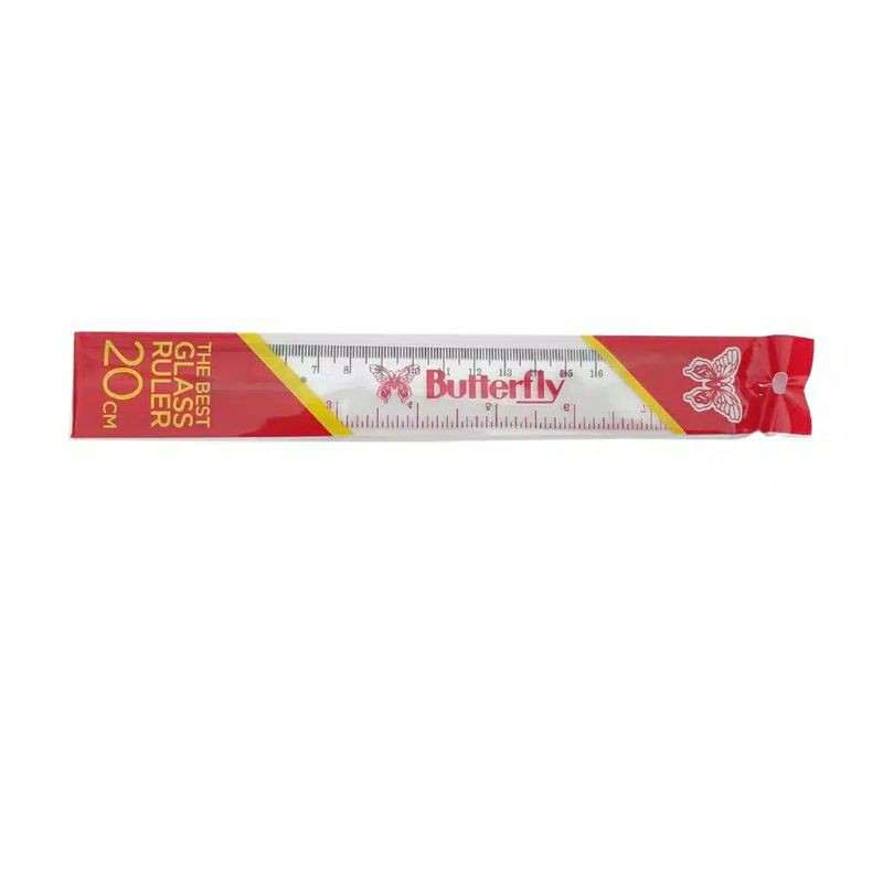 Jual PENGGARIS GARISAN BUTTERFLY 20 CM | Shopee Indonesia
