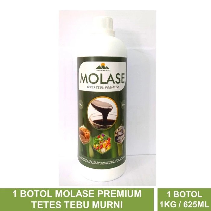 Jual MOLASE PREMIUM TETES TEBU MURNI ASLI TANPA CAMPURAN 1KG/625ML ...