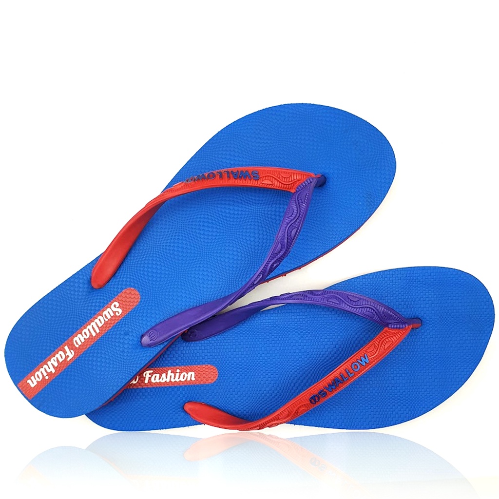 Jual Sandal Jepit Swallow Fashion Female [Blue] Jepit Karet Wanita ...