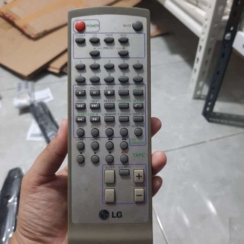 Jual REMOTE REMOT LG DVD TAPE KARAOKE ORIGINAL ASLI | Shopee Indonesia