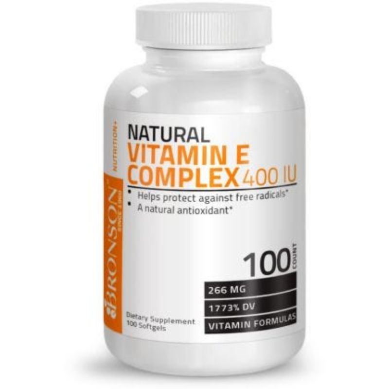 Jual Vitamin E Complex 400 IU Bronson Original USA | Shopee Indonesia