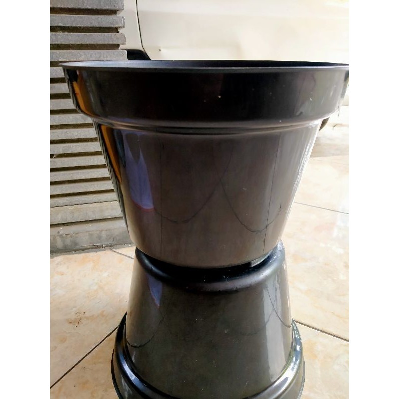 Jual POT HITAM UKURAN 25cm | Shopee Indonesia