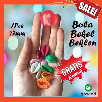 Jual Bola Bekel/ Beklen/ Bouncing Ball 1 Pcs Ukuran 27 Gratis Biji ...
