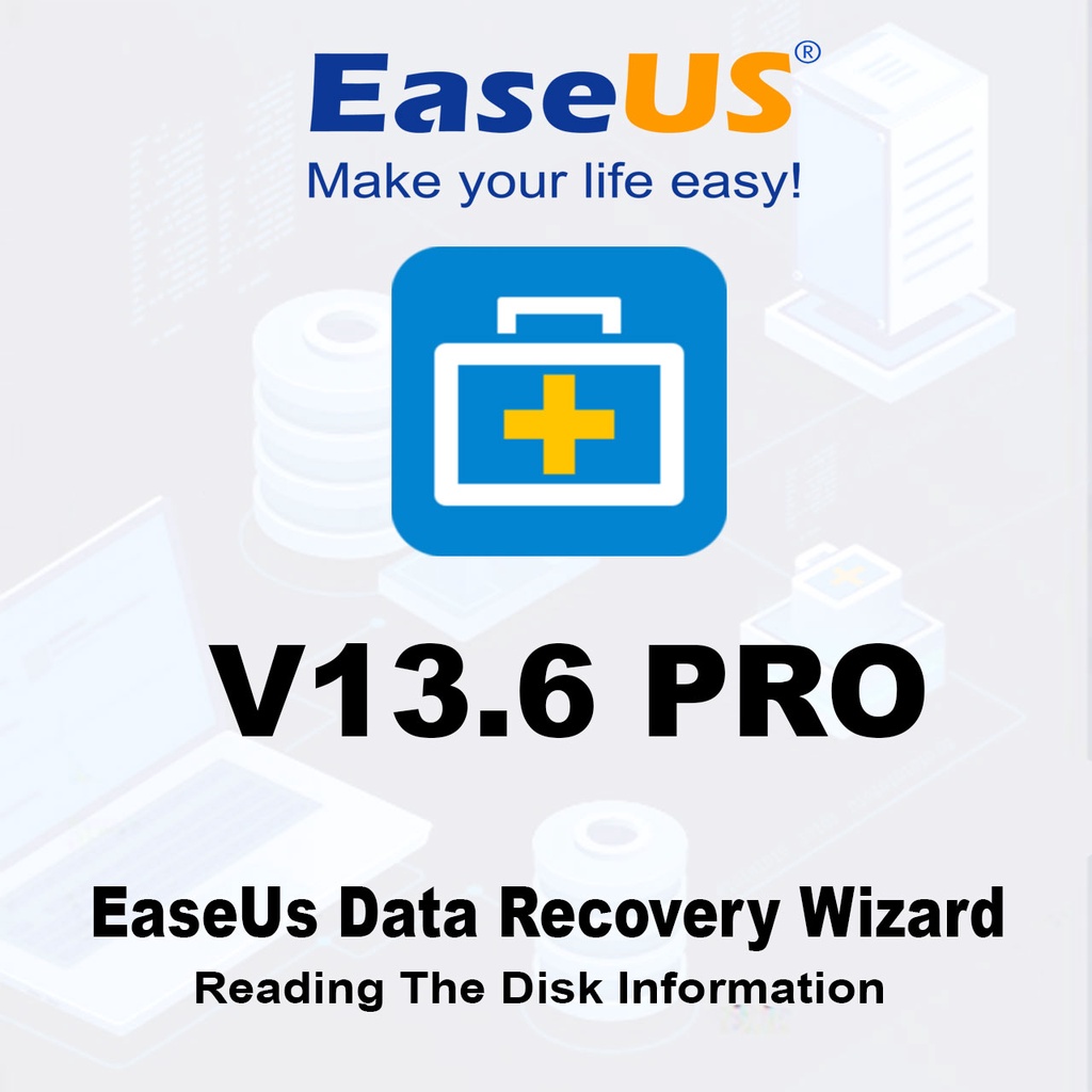 Jual EaseUs Data Recovery Wizard 16.2 Pro Terbaru 2023, 13 Plus Pro & V11.9 + Video Cara Instal ...