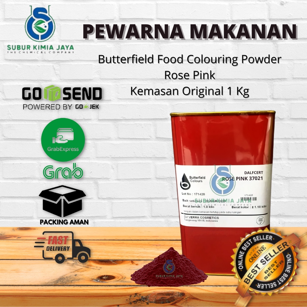 Jual Butterfield Food Coloring Rose Pink / Pewarna makanan Rose Pink 1 ...