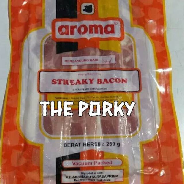 Jual STREAKY BACON AROMA BALI @ 250GRAM | Shopee Indonesia