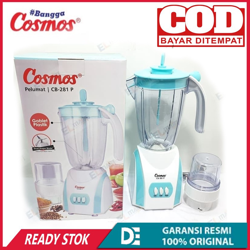 Jual Blender Listrik Cosmos 2 Liter Blender Plastik 2 In1 CB-281P ...