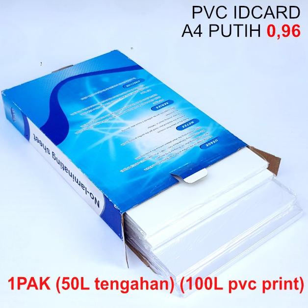 Jual BAYAR COD BAHAN ID CARD / PVC KERTAS ID CARD 1 PAK ISI 50 PC UKURAN A4 TERJAMIN Kode 344 ...