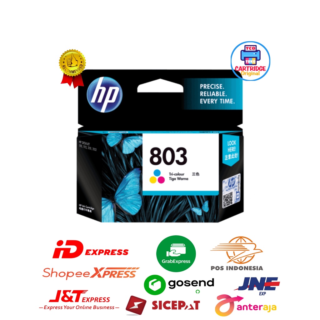 Jual Tinta HP 803 Tri Color Original INK | Shopee Indonesia