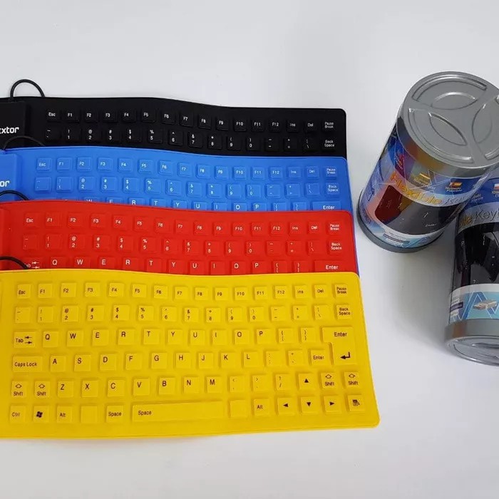 Jual keyboard usb fleksibel keyboard gulung | Shopee Indonesia