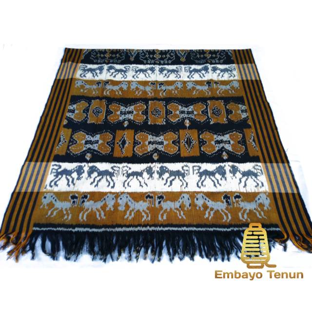Jual KAIN TENUN BLANKET ETNIK MOTIF KUDA | Shopee Indonesia