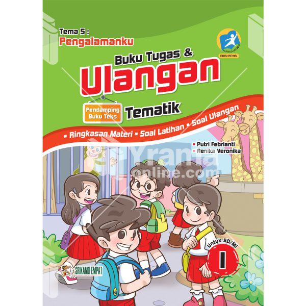 Jual BUKU TUGAS DAN LATIHAN ULANGAN TEMATIK SD KELAS 1 TEMA 5 PENGALAMANKU | Shopee Indonesia