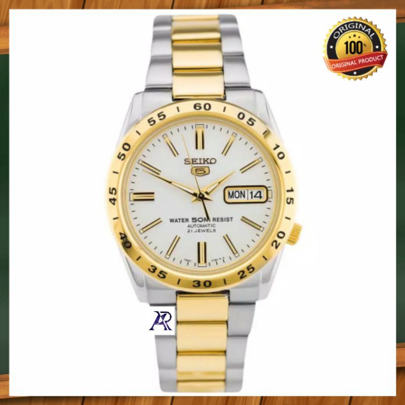 Jual Seiko 5 SNKE04K1 Automatic Silver Gold Stainless Steel ORIGINAL ...