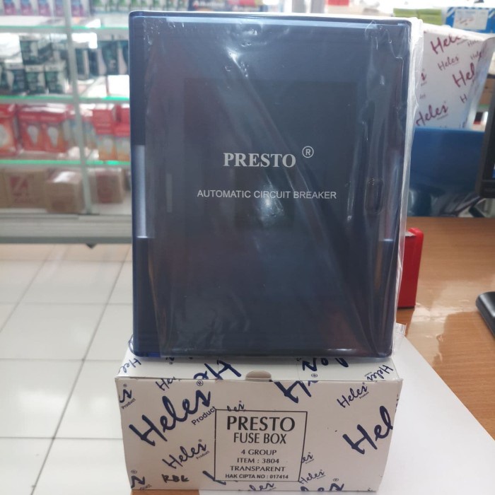 Jual Heles Presto Box MCB Fuse Inbow 4 Group (3804) | Shopee Indonesia