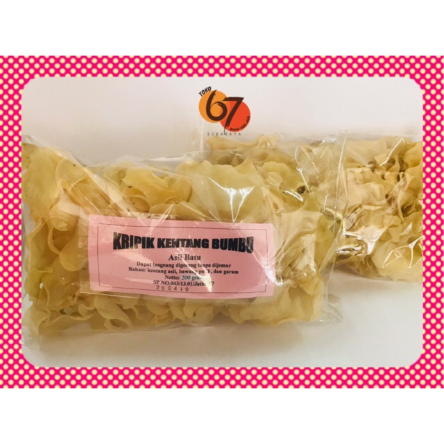 Jual Krupuk Kentang Asli Batu Mentah | Shopee Indonesia