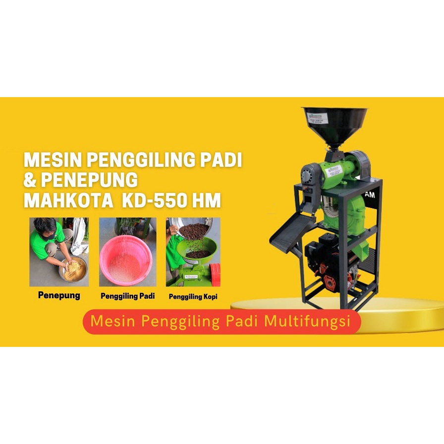 Jual Mesin Giling Padi dan Penepung MAHKOTA KD 550 HM Gilingan Padi KD550 | Shopee Indonesia