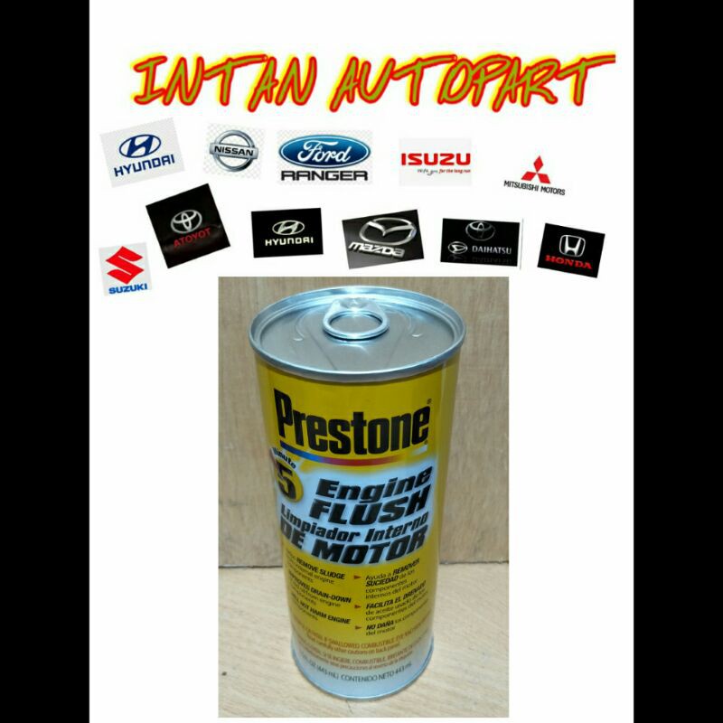 Jual Prestone engine flush pembersih oli mesin 443ML | Shopee Indonesia