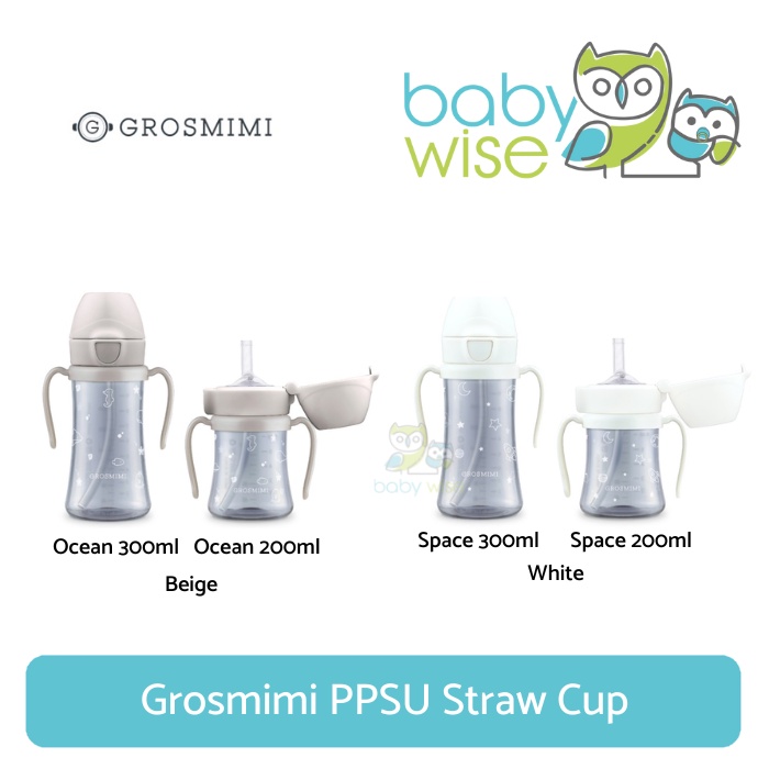 Jual Grosmimi PPSU Straw Cup - Botol Minum Anak | Shopee Indonesia