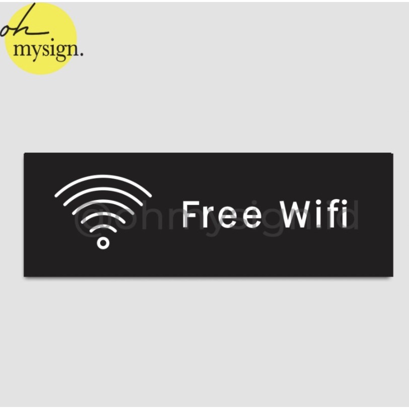 Jual SIGN BOARD FREE WIFI | SIGN FREE WIFI | SIGN AGE FREE WIFI ...
