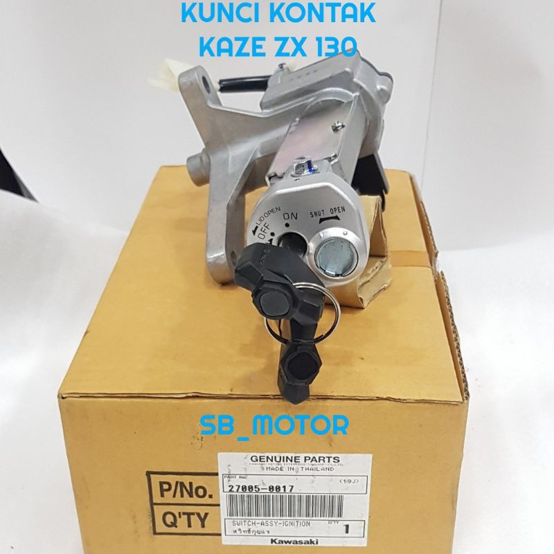 Jual KUNCI KONTAK SET KEY KAWASAKI KAZE ZX 130 ASLI KGP 27005-0017 | Shopee Indonesia