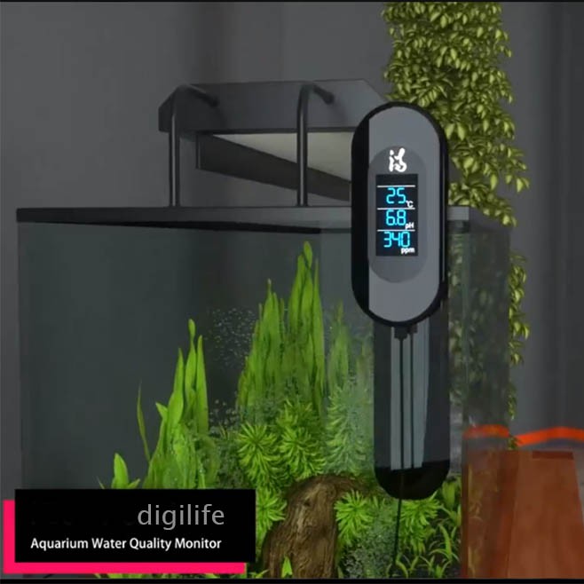 Jual Aquarium PH TDS Temp Monitor 3 in 1 Online Thermometer Temperature ...
