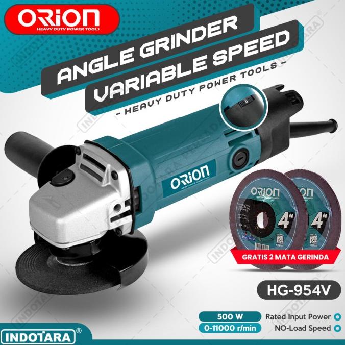 Jual Mesin Gerinda Tangan / Angle Grinder Orion - HG-954V (Variable ...
