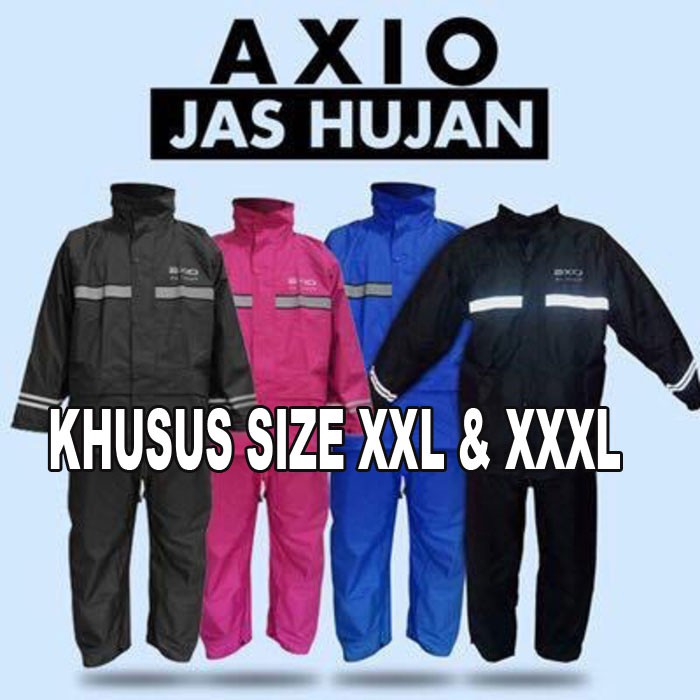 Jual Jas Hujan AXIO EUROPE AXIO 882 AX882 khusus ukuran XXL dan XXXL | Shopee Indonesia