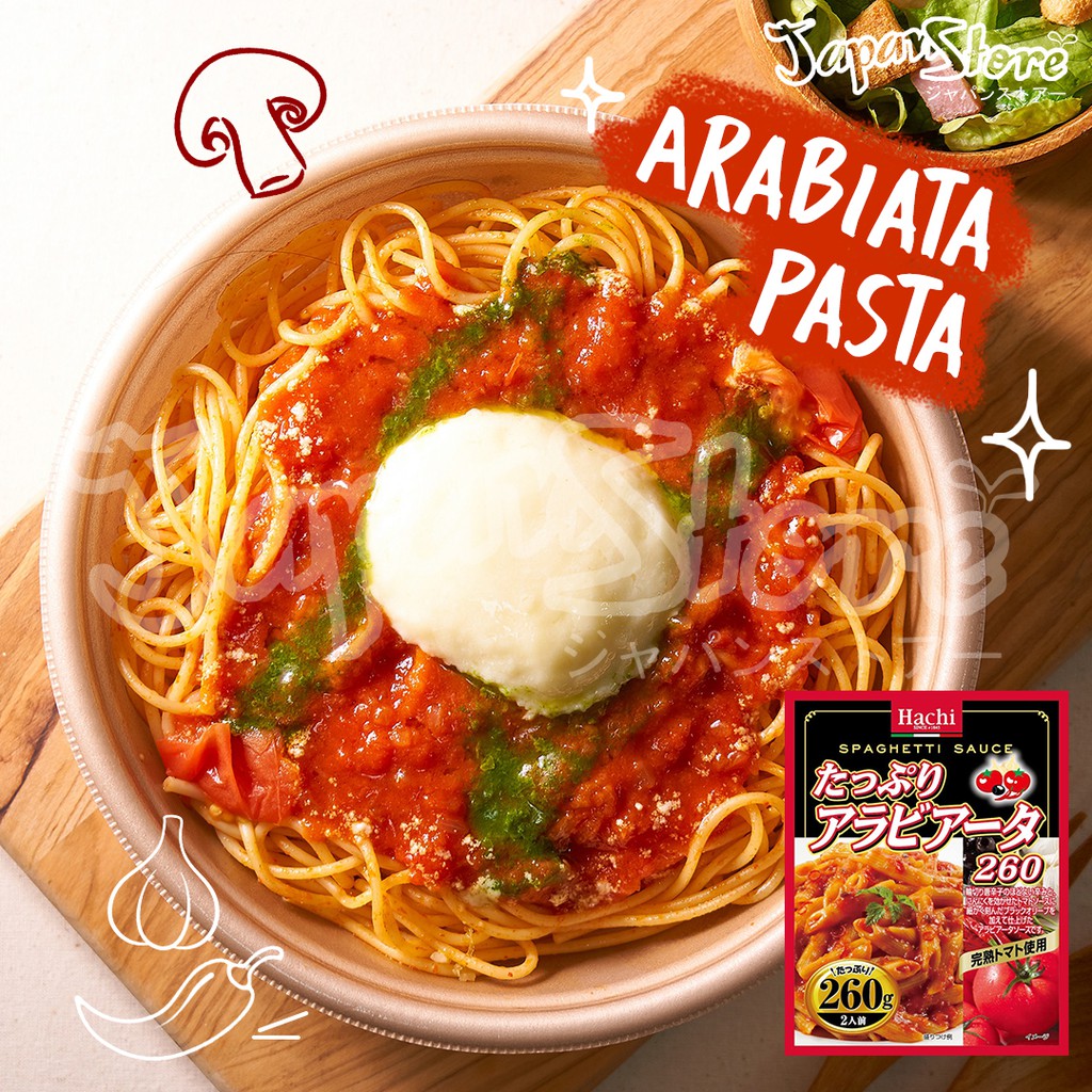 Jual Hachi Arabiata Pasta Sauce 260g (Saus Pasta Instant) | Shopee ...