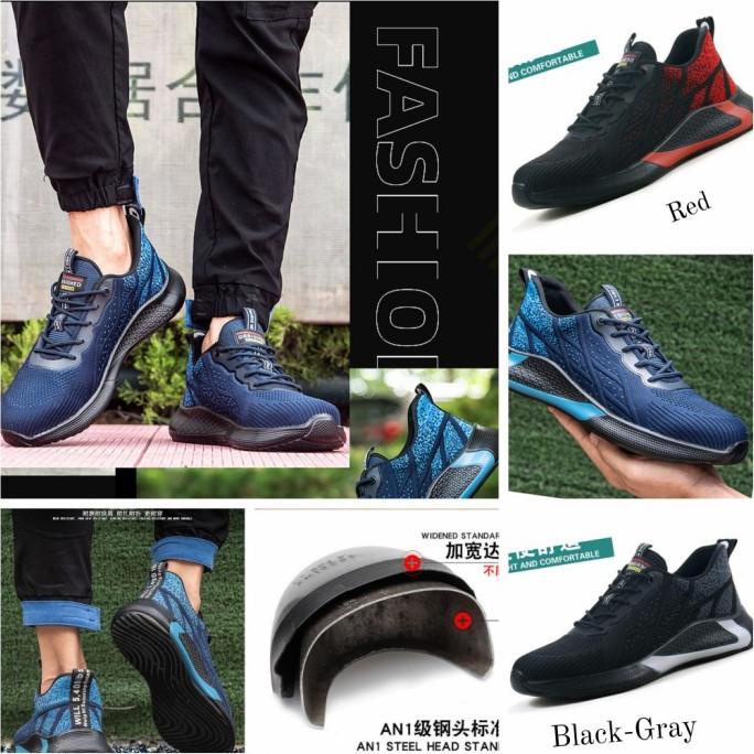 Jual Sepatu Safety Sneakers sport Ringan | Shopee Indonesia