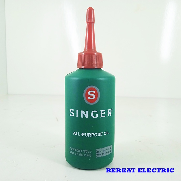 Jual ALL PURPOSE OIL SINGER 80CC MINYAK SERBAGUNA MESIN JAHIT SINGER ...