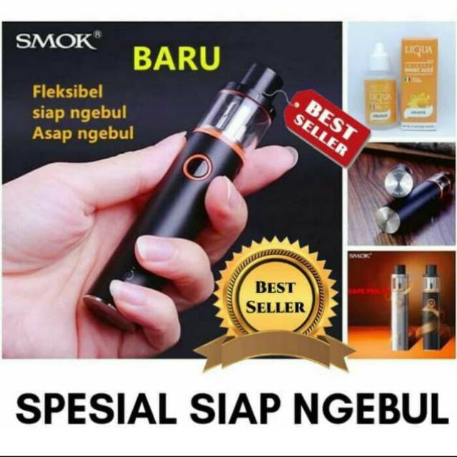 Jual Smoke vape pen 22 kit vape elektrik bonus liquid | Shopee Indonesia