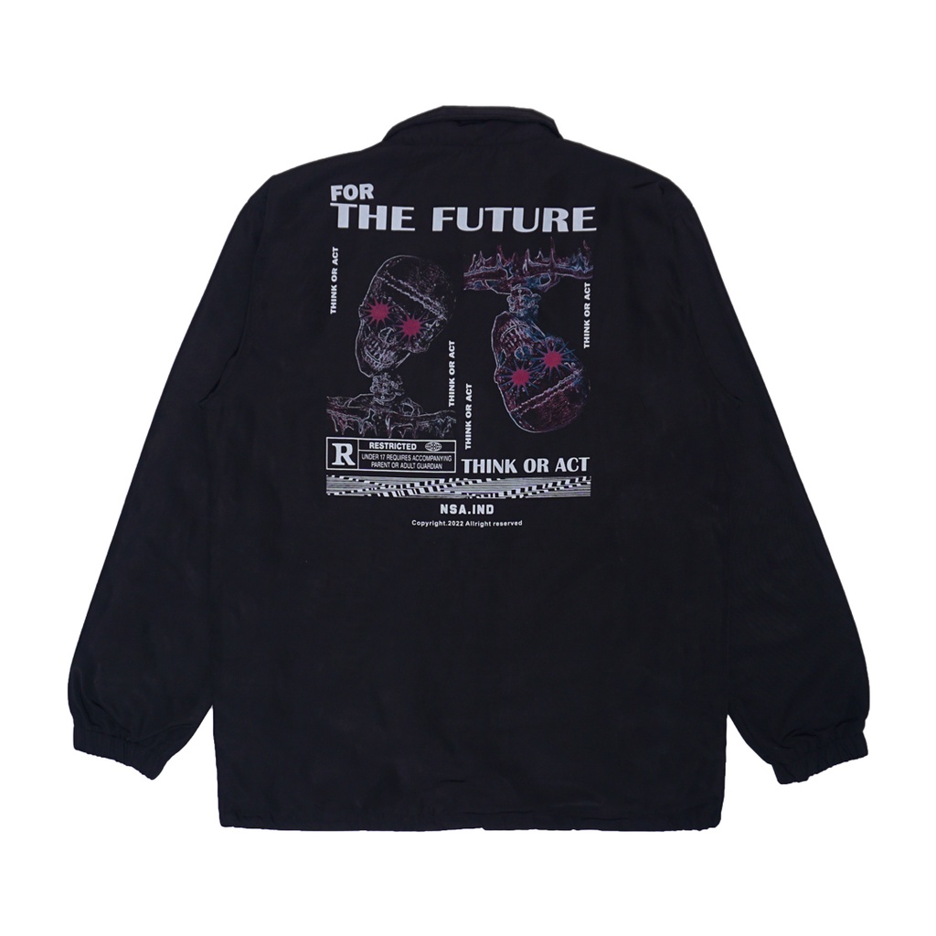 Jual Nsa Ind Coach Jacket The Future | Shopee Indonesia