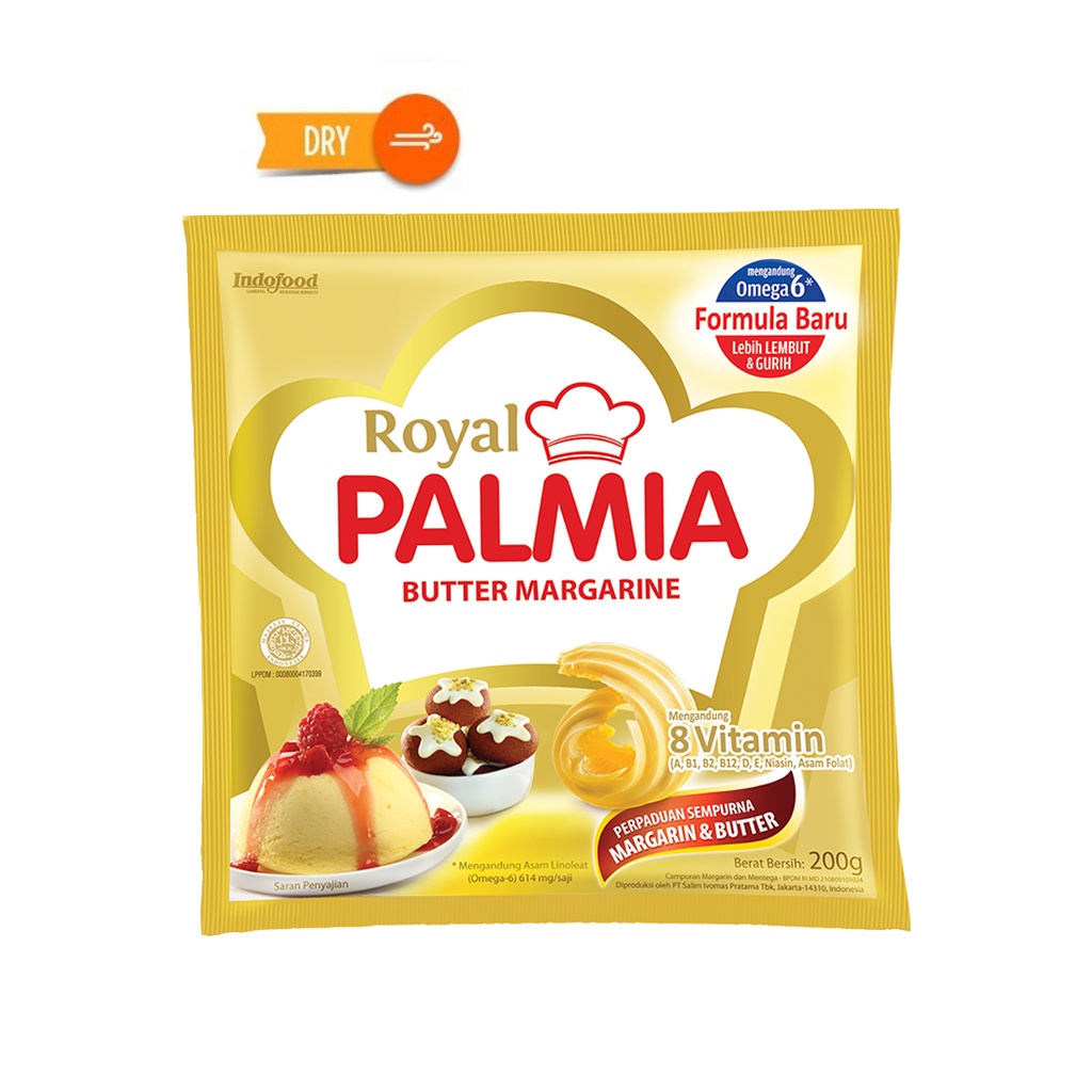 Jual Royal Palmia Mentega Margarin / Butter Margarine 200gr | Shopee ...
